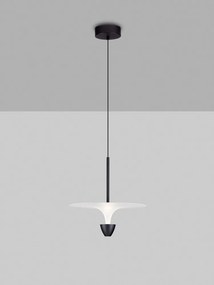 Matně černé hliníkové LED závěsné svítidlo ø 34 cm Topio – Nova Luce