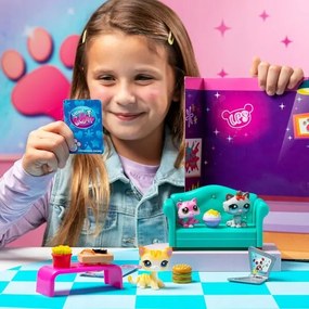 Set tří figurek Hasbro Littlest Pet Shop večeře Vícebarevná