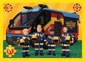 TREFL Puzzle Požárník Sam: Hasič na výjezdu 4v1 / 35, 48, 54, 70 dílků