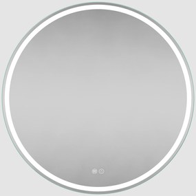 Erga Carla, kulaté LED zrcadlo 90cm, 2070 lm, 3 barvy světla, ERG-V01-208-9090