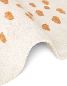 Krémový pratelný/ručně tkaný bavlněný dětský koberec 120x137 cm Snuggle Nienchen – Hanse Home