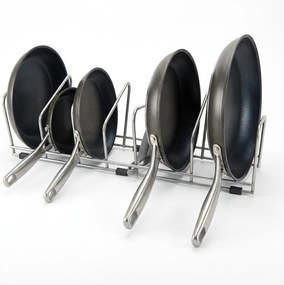 METALTEX Držák / stojan na pánve a pekáče - POT&PAN, 6 pozic, 16 x 45 x 13 cm