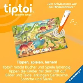 RAVENSBURGER Puzzle Tiptoi: Dinosauři / pro malé průzkumníky / 2x12 dí