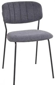 Jídelní židle ALICANTE tmavě šedá, černá podnož House Nordic 1001210