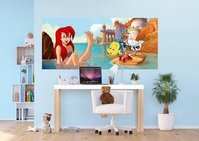 Dětská vliesová fototapeta na zed' Proměna Ariel, Disney | 202 x 90 cm | DFTDNH 5363