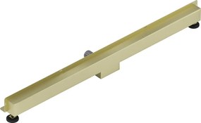 Mexen Flat Wall, sprchový žlab na zeď 2v1, 110 cm, zlatá matná, 1A30110