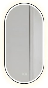 Tutumi Oválné zrcadlo 50x100 cm s vyhříváním a regulovatelným LED osvětlením HOM-02505
