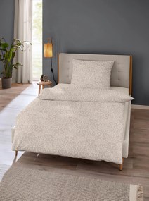 XXXLutz POVLEČENÍ, flanel, světle hnědá, 140/200 cm - Povlečení - 003332006502