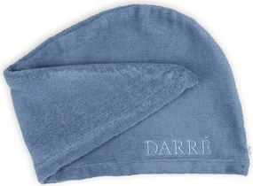 Bavlněný froté turban do sauny a wellness Comfort tmavě modrý