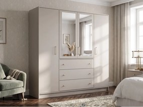 Stolar Šatní skříň Retro Lux D4 | Kašmír