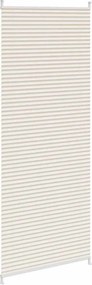 Plisovaná roleta 90 x 200 cm krémová 240640