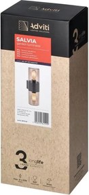 Venkovní svítidlo nástěnné ORNO AD-OP-6574GE27PP, IP54, 2xE27, max 2x15W, šedá