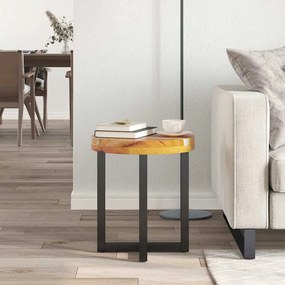 Konferenční stolek 40 x 45 cm masivní teak a polyresin 281652