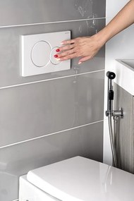 Geberit Sigma01 - Ovládací tlačítko SIGMA01, alpská bílá 115.770.11.5