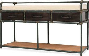 vidaXL Úložná lavice se sedákem 107,5 x 34,5 x 59 cm [245461]
