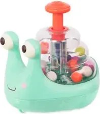 B-Toys Svíticí šnek s kuličkami / od 10 měsíců