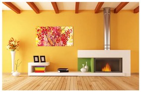 Malvis ® Obraz na plátně Podzimní listí Velikost: 150x100 cm