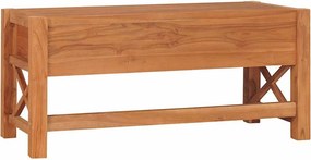 TV stolek 100 x 40 x 45 cm teakové dřevo 325266
