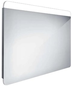 Nimco - Zrcadlo s LED osvětlením, 90x70 cm, hliník ZP 23019