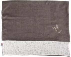 Kaarsgaren Dětská deka Wellsoft bavlna 100 x 70 cm Vínová/list