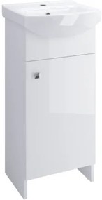 Cersanit Cersania + Sati, umyvadlová skříňka Sati + umyvadlo Cersania 40cm, bílá, S567-001-DSM