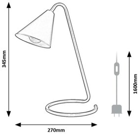 Rabalux 3088 stolní lampa