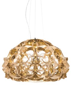 Slamp Quantica 75, designové svítidlo s červeným kabelem, 4x12W E27, prům. 74cm