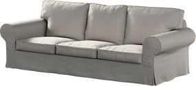 Potah na pohovku IKEA Ektorp 3-místná, nerozkládací barva šedá látka pletený vzor