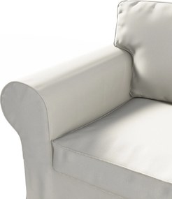 Potah na křeslo IKEA Ektorp barva šedá látka pletený vzor