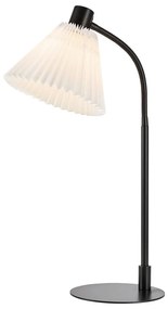 Bílo-černá stolní lampa s textilním stínidlem (výška 59 cm) Mira – Markslöjd