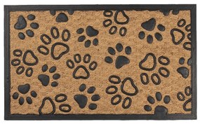Kokosová rohožka Dog&amp;#039;s paws – 75x45x1 cm