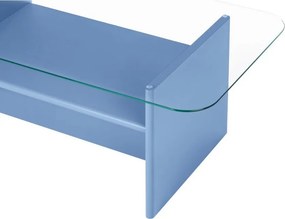 Světle modrý konferenční stolek 63x100 cm Tovo – noo.ma