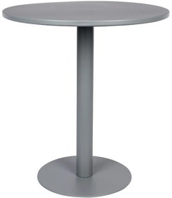 Šedý bistro stůl ZUIVER METSU 76 cm