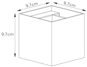 Lucide 09217/04/36 - LED nástěnné svítidlo XIO 1xG9/4W/230V antracit