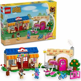 Lego stavebnice lego animal crossing 77050 nook's cranny a dům rosie