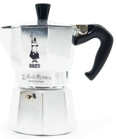 Bialetti Moka Express 3, na 3 šálky – klasická moka konvička na pravou italskou kávu