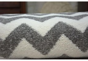 Kusový koberec Nero šedobílý 120x170cm