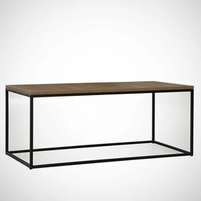 Konferenční stolek COSCO 43x95 cm hnědá/černá