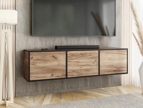 TV skříňka EDI 3 dub Craft zlatý uzavřená TV skříňka s policí
