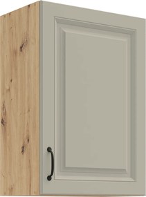 STILO ac | horní skříňka 50 G-72 1F s policemi | 50 cm | UNI dvířka | artisan/světle šedá