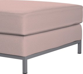 Potah na podnožku Kramfors barva růžová látka pletený vzor