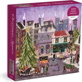 Galison Puzzle Vánoční náměstí 1000 dílků / od 8 let