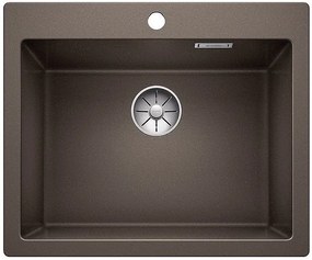 Blanco Pleon 6, silgranitový dřez 615x510x220 mm, 1-komorový, tmavě hnědá, BLA-521688