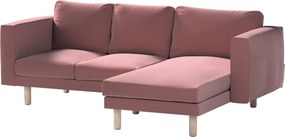 Potah na pohovku IKEA Norsborg 3-místná se šezlongem barva fialová látka sametová