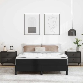 Rám postele s matrací Černá 160 x 200 cm textil 3398638