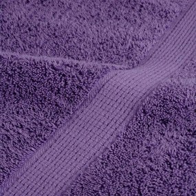 Premium ručníky SOLUND 4 ks fialové 100 x 200 cm 600 g/m² 137366