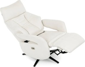 Polohovací křeslo krémové, elektrické TV-B3973 CRM2