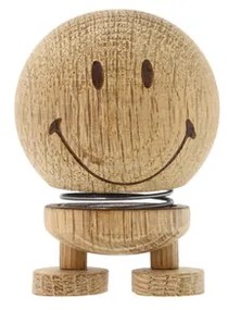 Soška Hoptimist  Figurka Smiley S Neopracovaný dub