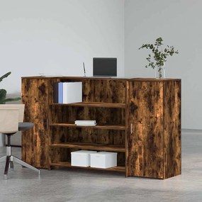Recepční stůl kouřový dub 180x50x103,5 cm kompozitní dřevo 3324173