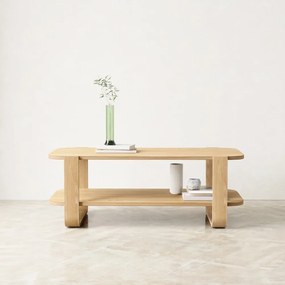 Konferenční stolek z eukalyptového dřeva v přírodní barvě 55x109 cm Bellwood – Umbra